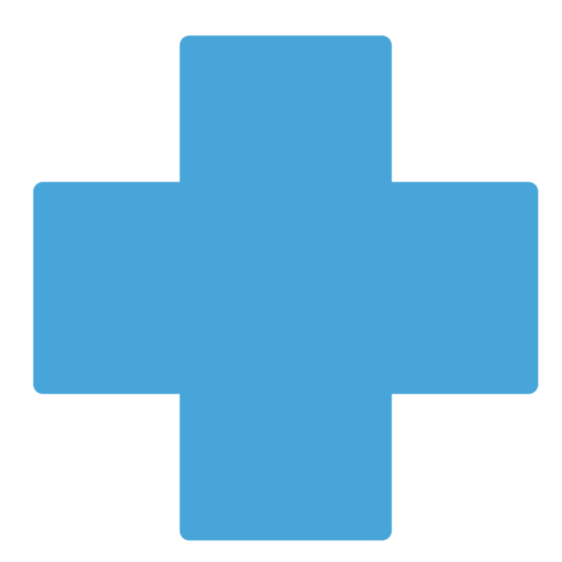 Blue Plus Sign
